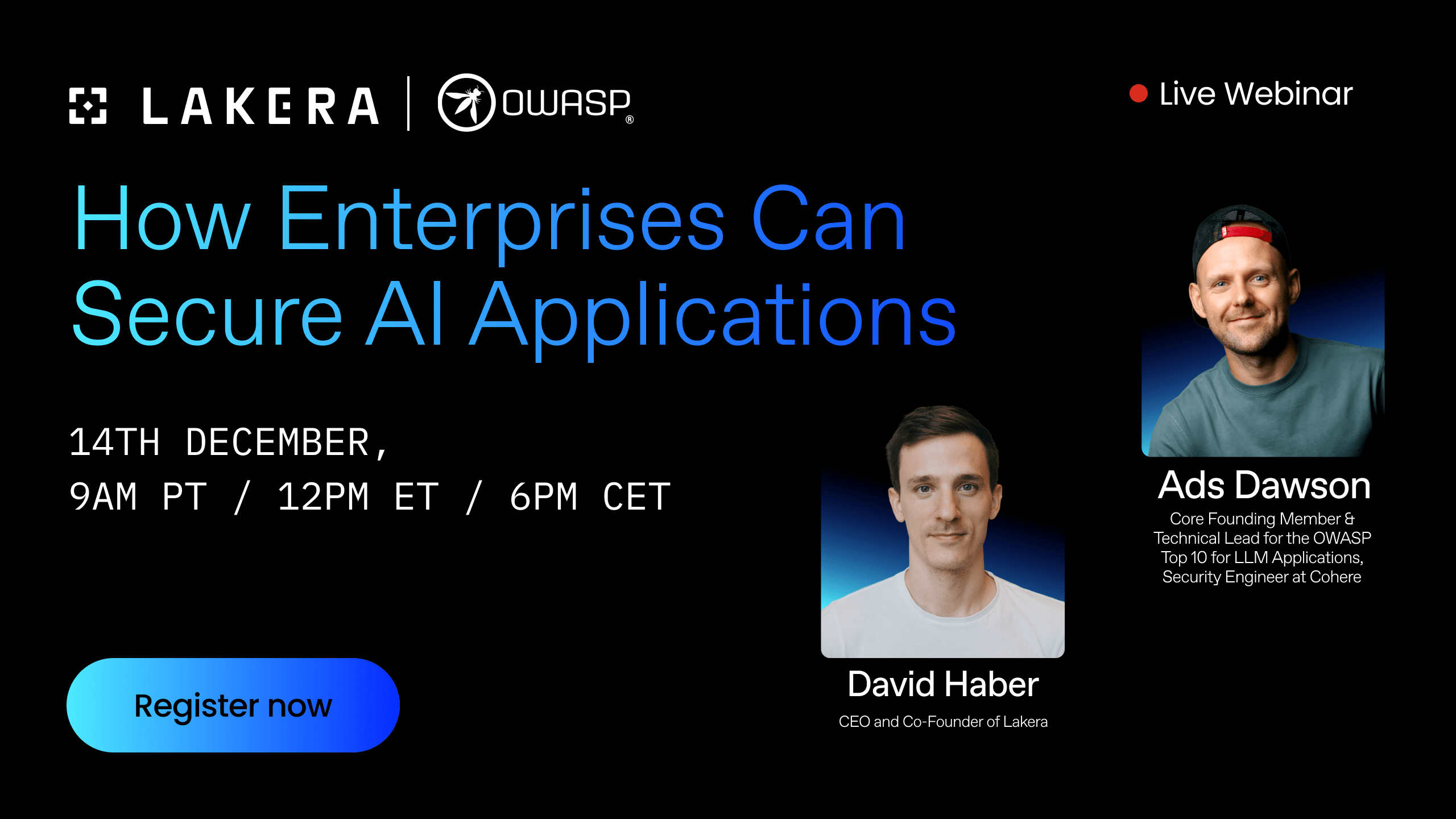 Lakera AI - How to Secure AI Applications [Webinar]